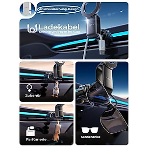 LISEN Fits MagSafe Car Mount - [30 Super Magnets] Magnetic Car Phone Mount, Air Vent Cell Phone Holder Clip, Automobile Car Phone Hold for iPhone 15 14 13 12 Pro Max Plus & MagSafe Case & All Phones