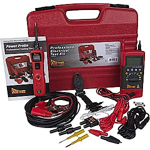 Power Probe Professional Electrical Test Kit - Red (PPROKIT01) Inc III w/PPDMM