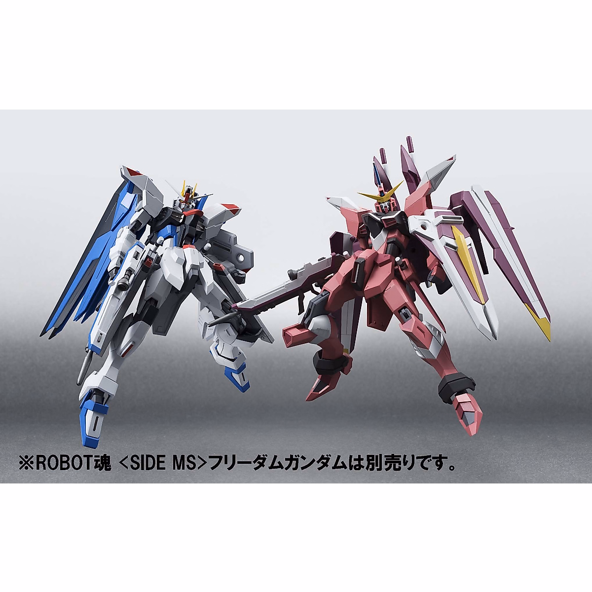 TAMASHII NATIONS Bandai Robot Spirits Justice Gundam Seed Action Figure