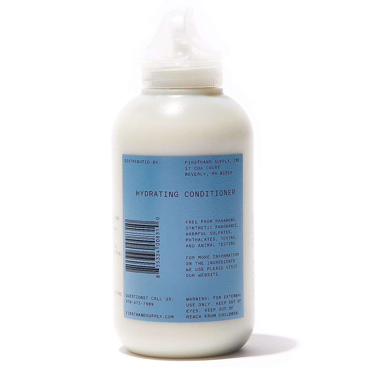 Firsthand Supply Hydrating Hair Conditioner - Clean & Non-Toxic Hair Care Ingredients - HONEY and SUGAR for Your Hair - No Parabens or Sulfates - 10.1oz (300ml)