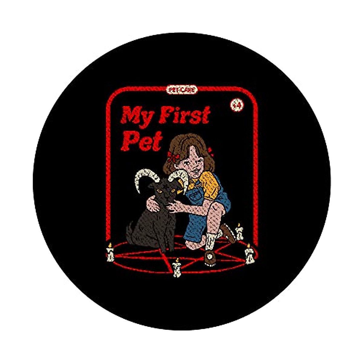 My First Pet Vintage Horror Goth Occult Childgame PopSockets Swappable PopGrip