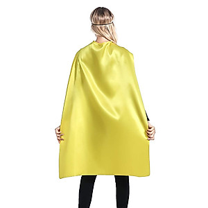 ADJOY Superhero Capes and Masks for Adults Girls and Boys - Team Spirit Building Party Capes - Mixed Colors 12 Sets