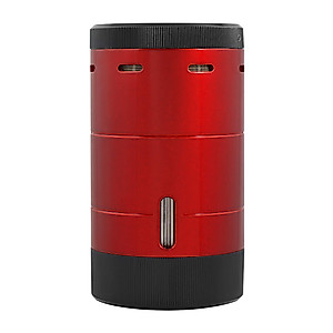 XiKAR Volta Quad Flame Tabletop Cigar Lighter in an Attractive Gift Box Warrant (Red)