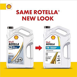 Shell Rotella T4 Triple Protection Conventional 15W-40 Diesel Engine Oil (1-Gallon, Case of 3)