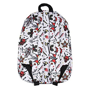 Bioworld Stranger Things Backpack Hellfire Club Allover Print Laptop School Travel Backpack