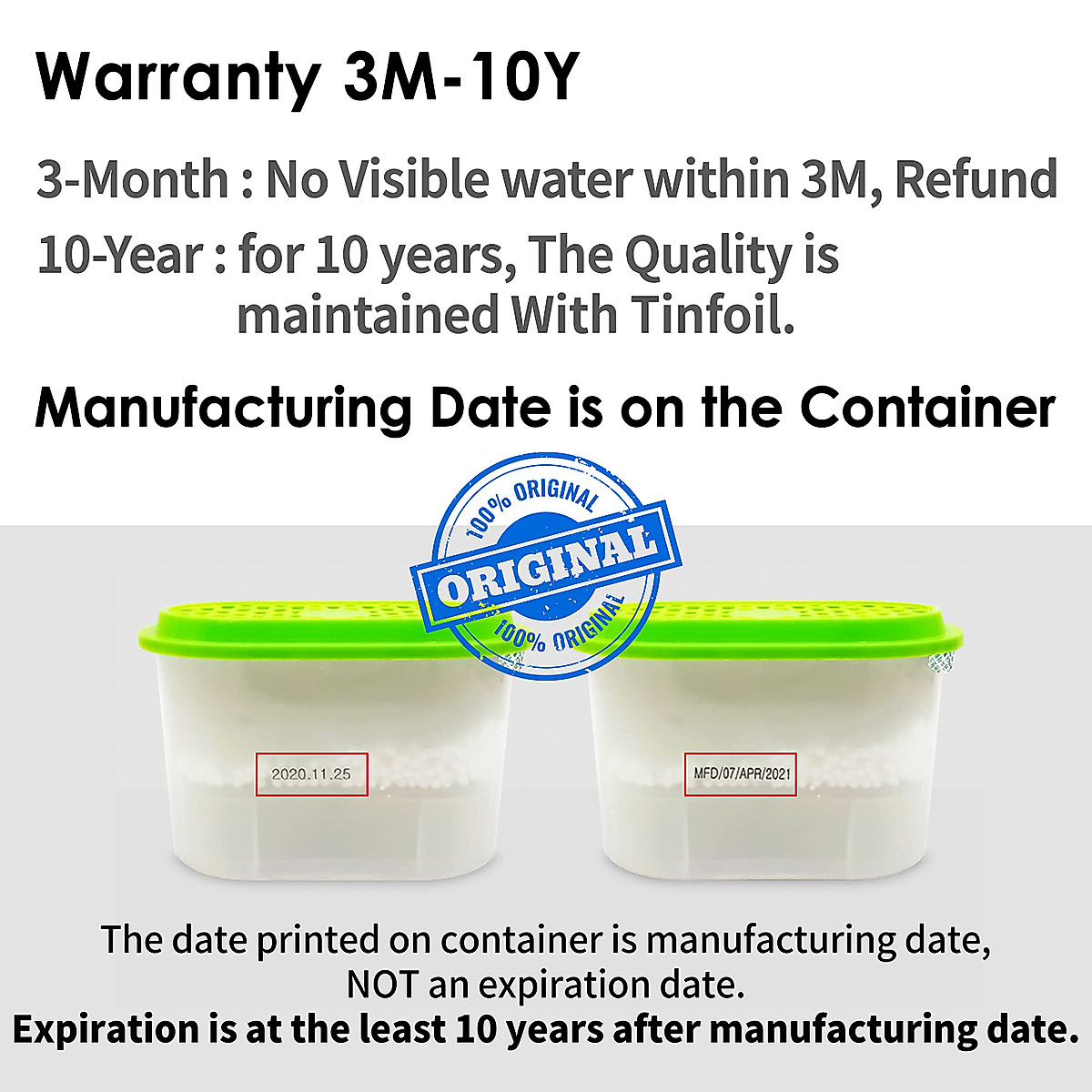 SUNNY HOME (30 Pack) 17.7oz (Max capa) Unscented for Home. Moisture Absorbers, Odor Eliminator, Dehumidifier, and Deodorizer for Closet, Bathroom, Kitchen, RVs