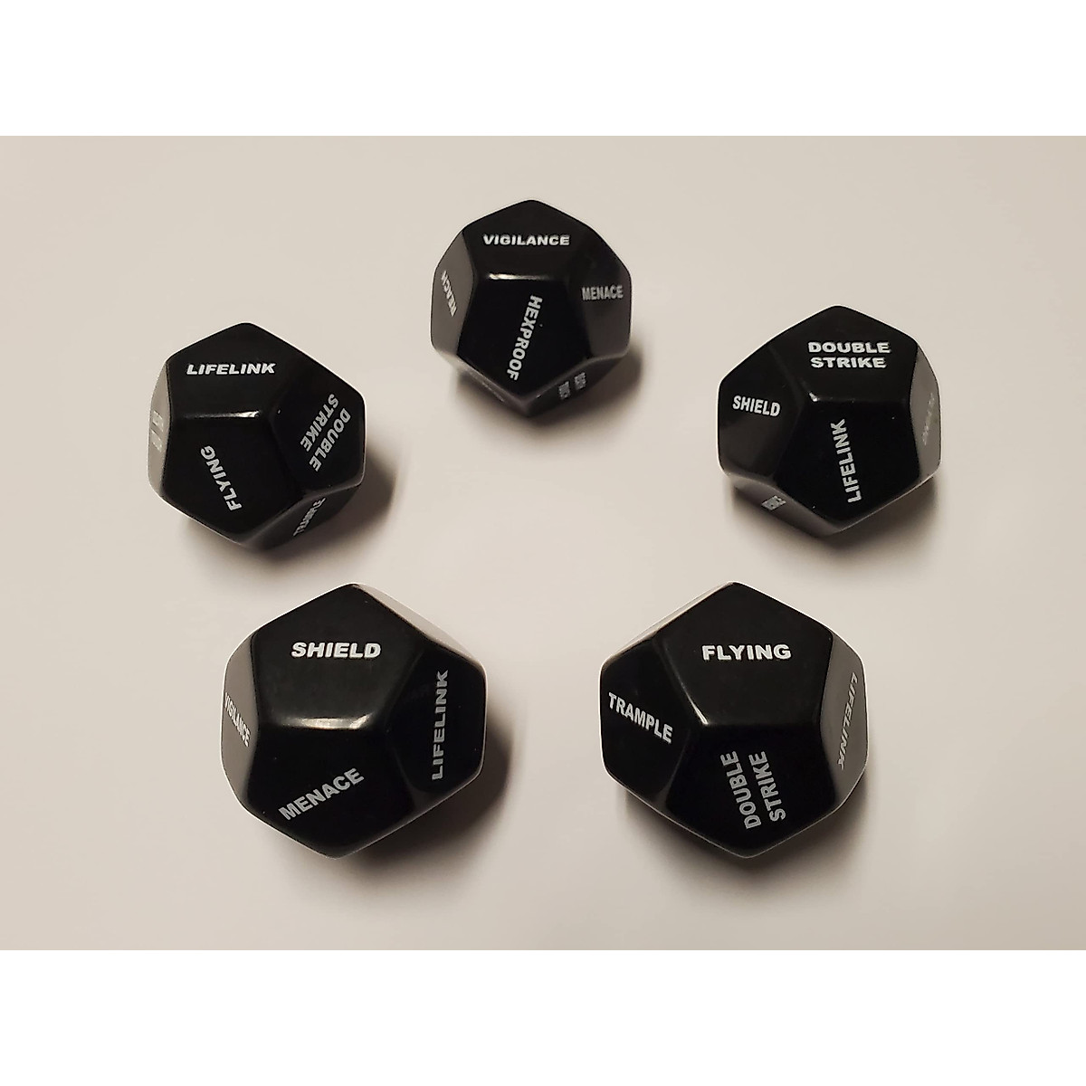 5X Deluxe 12 Sided Large Keyword & Shield Counters for Magic: The Gathering MTG CCG