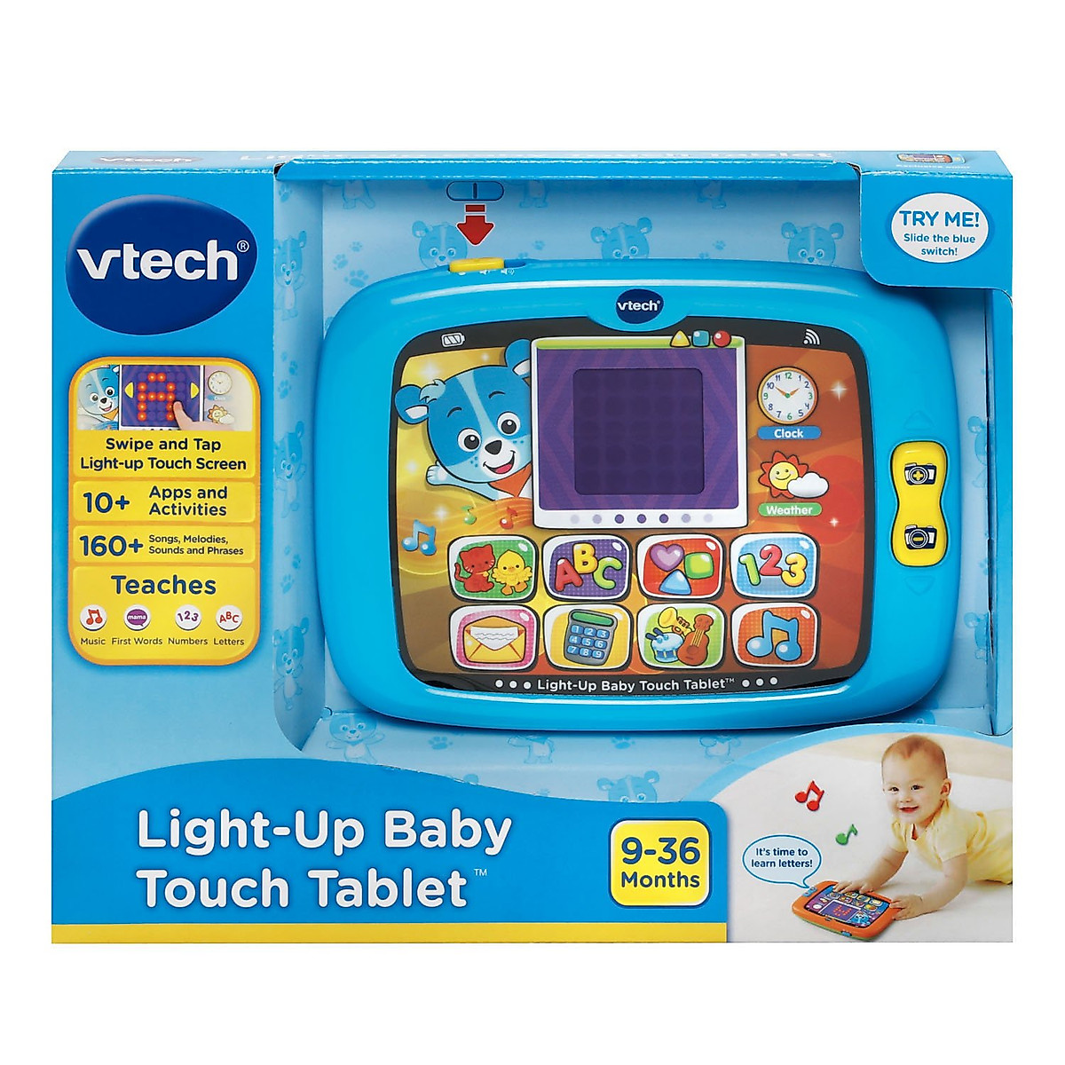 VTech Light-Up Baby Touch Tablet , Blue