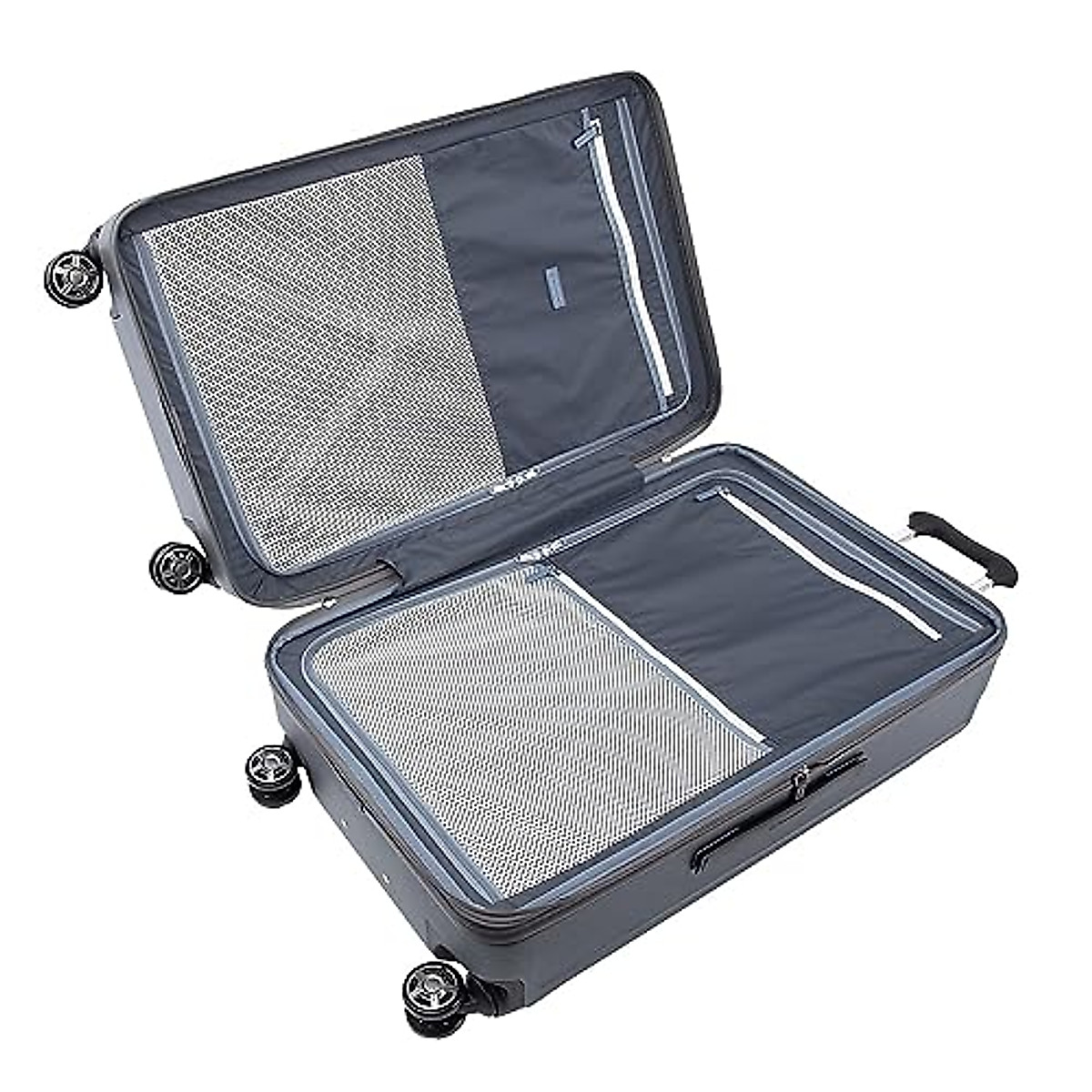 Travelpro Platinum Elite Hardside Expandable Spinner Wheel Luggage TSA Lock Hard Shell Polycarbonate Suitcase, Vintage Grey, Checked Large 28-Inch
