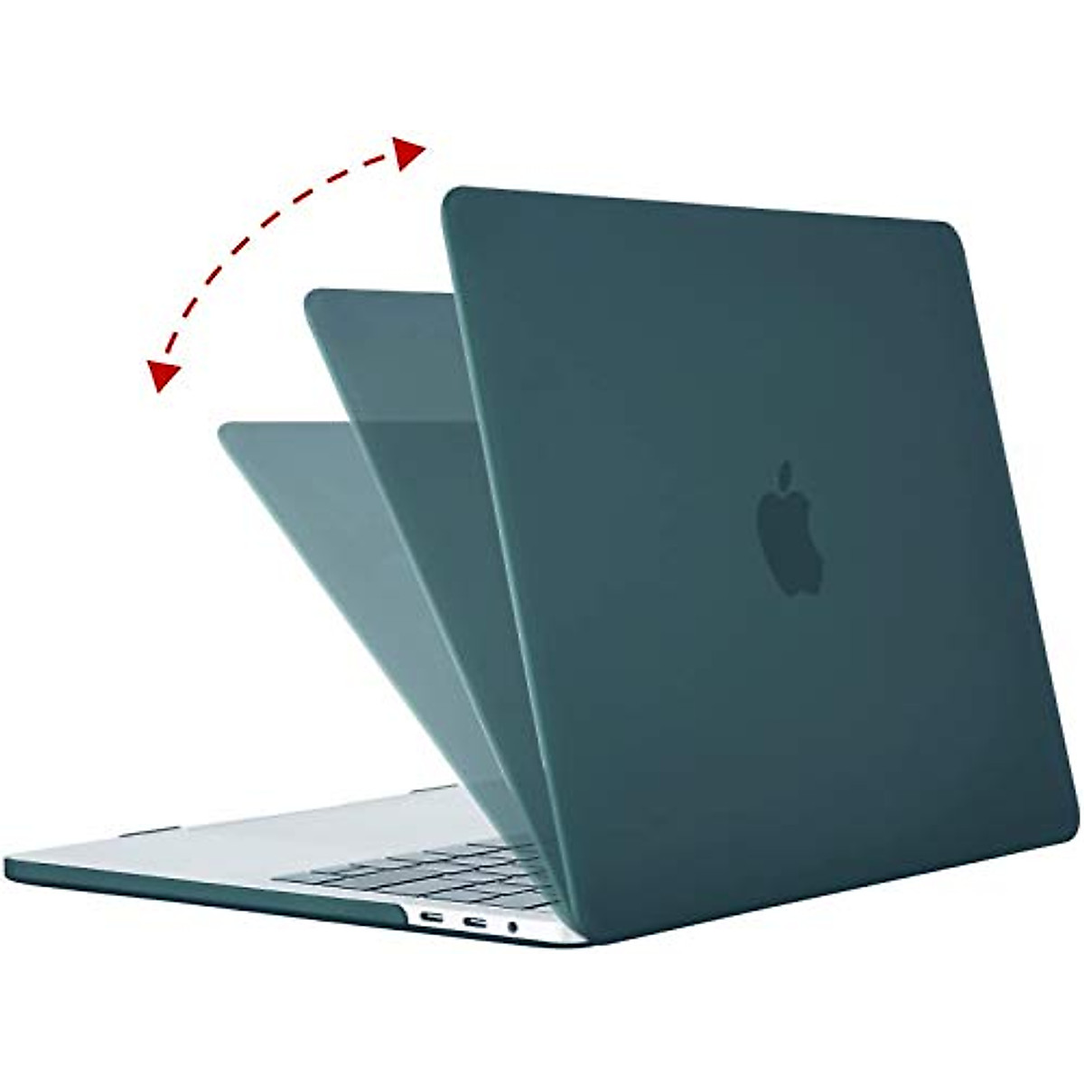 MOSISO Compatible with MacBook Pro 13 inch Case M2 2023, 2022, 2021-2016 A2338 M1 A2251 A2289 A2159 A1989 A1708 A1706, Plastic Hard Shell&Keyboard Cover&Screen Protector&Storage Bag, Deep Teal