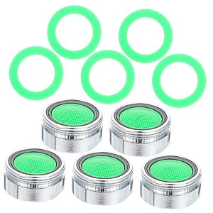 Veemoon 5 Pcs Faucet Aerator Sink Faucet Screen Water Tap Aerators Filter Bath Sink Bathtub Jets Faucet Filter Core Tub Faucet Bathtub Filter Sink Aerators Strainer Plastic Aeration Spout