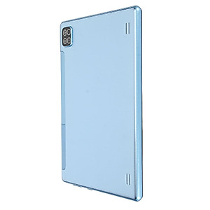DAUZ WiFi Tablet, 4GLTE Smart Tablet 8 Inch Octa Core CPU 1920X1200 Resolution 8+20MP 8800mAh with Charging Cable for Studying for Recreation (Blue)