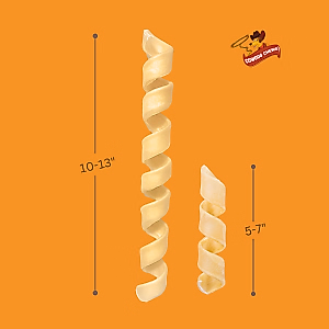 Cowdog Chews Natural Large Collagen Springs Dog Treats 5-7" (5 Pack)- Long-Lasting Alternative to Rawhide & Bully Sticks,Great for Teething and Aggressive chewers.