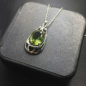 Zultanite Pendants Sterling 925 Silver Oval 1012 Created Sultanite Color Changes Fine Jewelry For Women Party Engagement