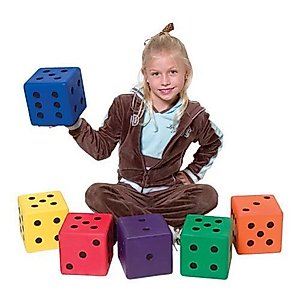COLOR MY CLASS 6" FOAM DICE