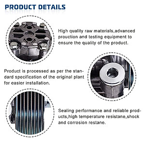 Power Steering Pump Replacement For Compatible with 2008 2009 2010 2011 2012 Honda Accord 2.4L Power Assist Pump Replace # 21-5495