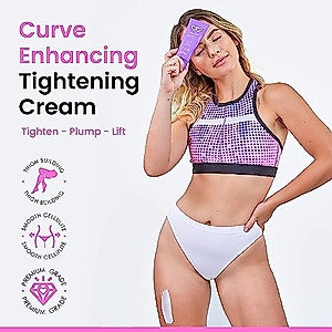 Gluteboost - ThickFix Weight Gainer Cream - Natural Enhancement For Women - Curve Plumping and Firming For Hips, Thighs, and Legs - Body Enhancer With Voluplus and Volufiline - 1 Month