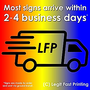 Two Pack Custom + Personalized 18x24" Horizontal Yard/Lawn Sign (Outdoor, Weatherproof Corrugated Plastic) Steel H-Stake Included, by Legit Fast Printing, Choose from 5, 10, 20, 25 or 50 pack