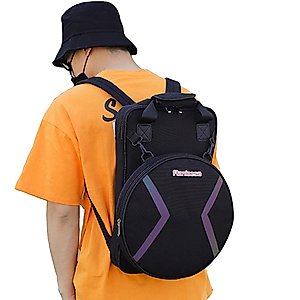 MoonEmbassy Silent Drum Pad Bag for 12 Inch,Drum Practice Pad Bag,Waterproof,with Adjustable Dual Straps Dumb Drum Practice Pad Bag