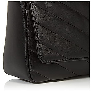 The Drop Women's Koko Quilted Flap Bag, Black, One Size