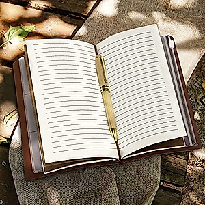 PRSTENLY Gifts for Brother Leather Journal, to My Brother Gifts 140 Page Refillable Journal Notebooks, Birthday Christmas Gifts for Brother from Sister Brother