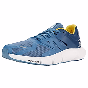 Salomon PREDICT2 Running Shoes for Men, Copen Blue/Dark Denim/Sulphur, 10.5