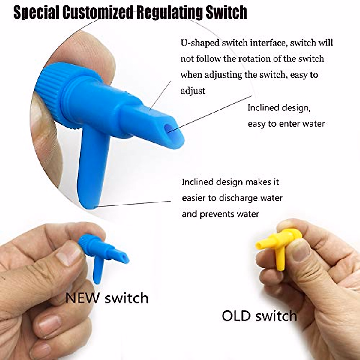 Update Automatic Plant Watering Devices, Universal Self Watering Spikes with Slow Release Control Valve Switch System Suitable for All Bottles, Vacation Drip Irrigation Watering Gardens& Lawn (12PCS)