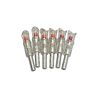 JIEXI HWYP Automatically Bow String Activated Lighted Crossbow Arrow Nocks Pack of 6