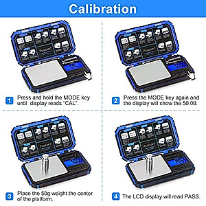 Fuzion TU-X Digital Pocket Scale, 200g/0.01g Gram Scale with 6 Units for Personal Hobbies, Small Scale for Food Ounces and Grams, Measuring Jewelry, Herb, Powder