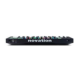 Novation Launchkey Mini MK3 25 Mini-Key MIDI Keyboard Bundle with Sustain Pedal and 4-Port 3.0 USB Hub (3 Items)
