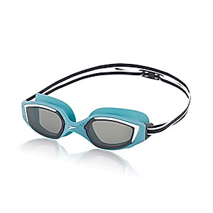 Speedo Women's Swim Goggles Hydro Comfort, Porcelain Blue/Smoke