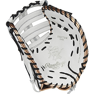 Rawlings | HEART OF THE HIDE Fastpitch Softball First Base Glove | 12.5" | Modified Single Post Web | Right Hand Throw