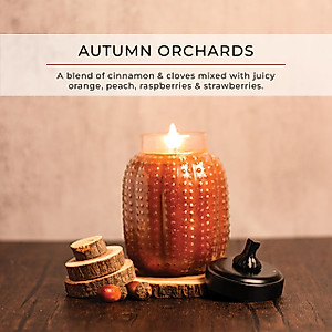 A Cheerful Giver Autumn Orchards 26 oz. Pumpkin Jar Candle, 34 oz