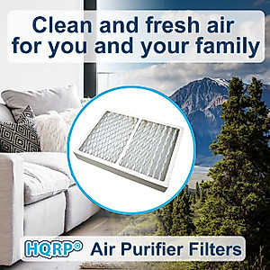 HQRP 2-Pack Filter Compatible with Hunter HEPAtech 30057, 30059, 30060, 30061, 30067, 30078, 30079, 30124, 30126, 30128, 30180, 30183, 30932, Air Purifiers