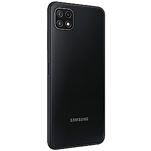 SAMSUNG Galaxy A22 (64GB, 4GB) 6.4", 5000mAh Battery, 48MP Quad Camera, Dual SIM GSM 4G Volte Unlocked (T-Mobile, Metro, Global) International Model A225M/DSN (Fast Car Charger Bundle, Black)