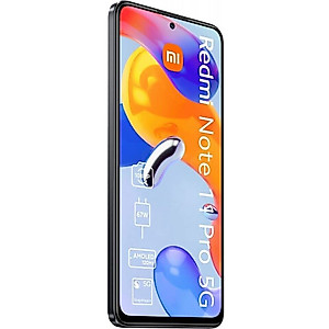 Xiaomi Redmi Note 11 Pro 5G + 4G Volte 64GB + 6GB Factory Unlocked 6.67" 108MP Camera Night Mode (Not Verizon Sprint Boost Cricket Metro At&T) + (w/Fast Car Charger Bundle) (Graphite Gray)