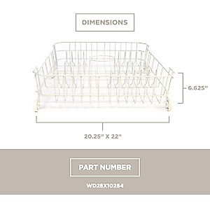 GE Appliances WD28X10284 Dishwasher Lower Dishrack