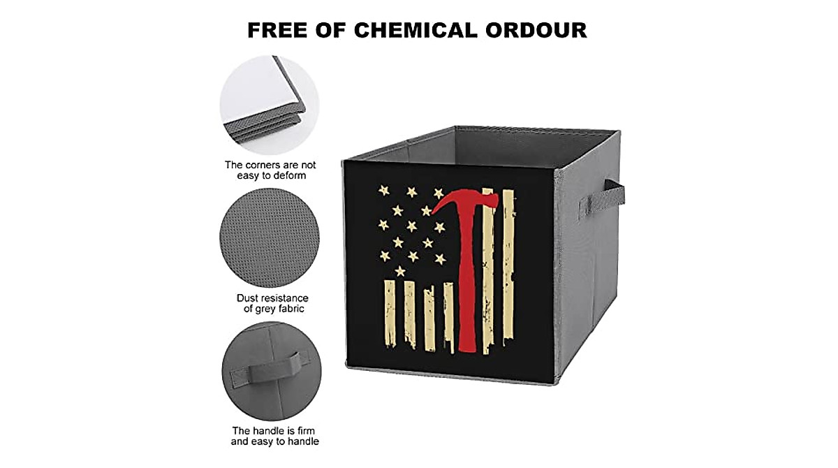 Trendy American Carpenter Flag Storage Bins – Organize Style