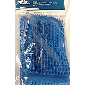 Dolphin Maytronics Genuine Nautilus Triton Climbing Brushes- Light Blue 2-Pack 6101609-R2