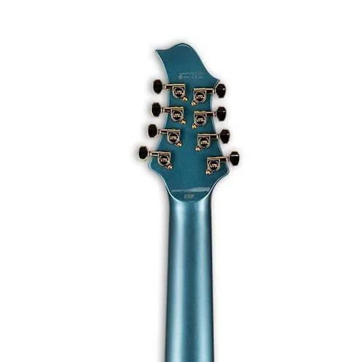 ESP 8 String LTD JR-208 Javier Reyes Signature Series Electric Guitar, Pelham Blue, Right, (LJR208PB)