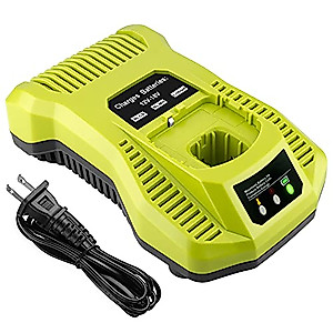 ADVTRONICS P117 P118 Dual Chemistry Charger Compatible with Ryobi 12V-18V One+ NiCd NiMh Lithium Battery P100 P101 P102 P103 P105 P107 P108 P200 1400670