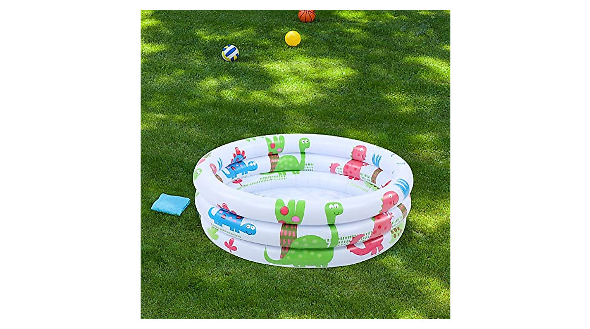 Portable Kiddie Pool for Kids Indoor & Outdoor Fun | Inflatable ...