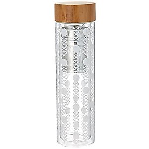 Pinky Up 7721 Blair Garden Party Glass Travel Infuser Mug Up