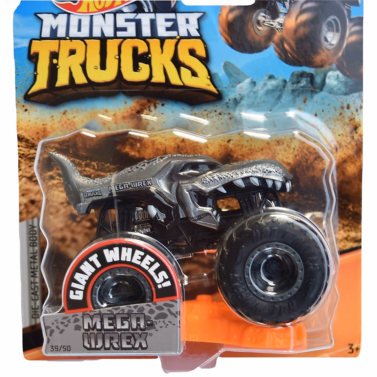 Hot Wheels Monster Trucks Mega Wrex 39/50, Gray