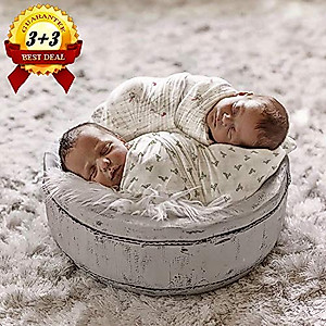 Maki's Connecting Hearts Baby Muslin Swaddle Blankets 3 + 3 Pk Large100% Cotton Newborn Receiving Blanket