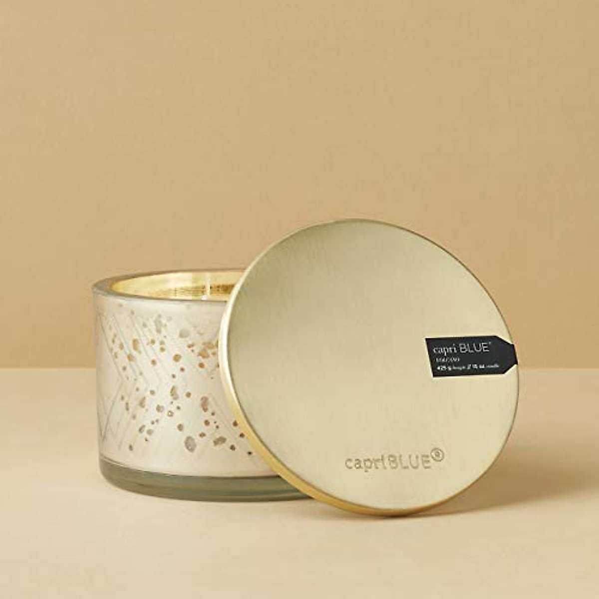 Capri Blue 15 oz. Volcano NO 6.Mercury Collection Candle Bowl, 15 Ounce, Multicolor