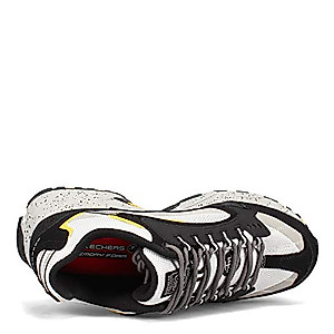 Skechers Men's Stamina ST Athletic Style Industrial Shoe, Black Grey, 10.5 Wide