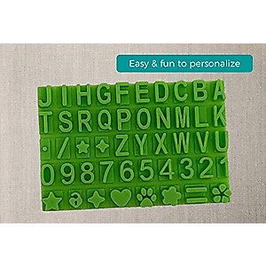 Baby Handprint & Footprint Keepsake Photo Frame Kit - Personalize it w/Bonus Stencil! Non-Toxic Clay, Wall/Table Wood Picture Frame. Perfect Registry, Baby Shower, New Mom, Birthday & Newborn Gift!