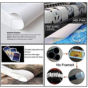 Starry Night Theme Wall Poster Dragonball Z Starry Night Print Poster 16" x 24" Bedroom Living, Unframed