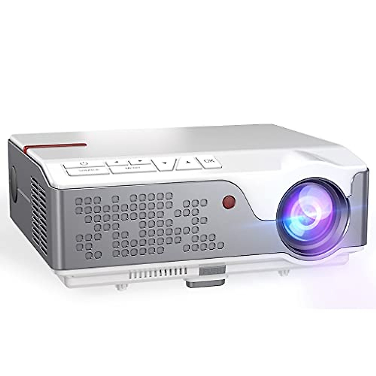 CXDTBH Full 1080P Projector LED Native 1920 x 1080P 3D Home Theater Smart Phone Beamer ( Size : Android Version )
